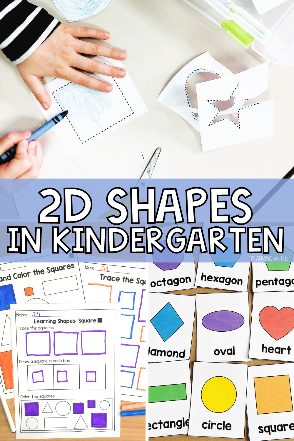 2D Shapes in Kindergarten: Teach and Practice : Planning in PJs